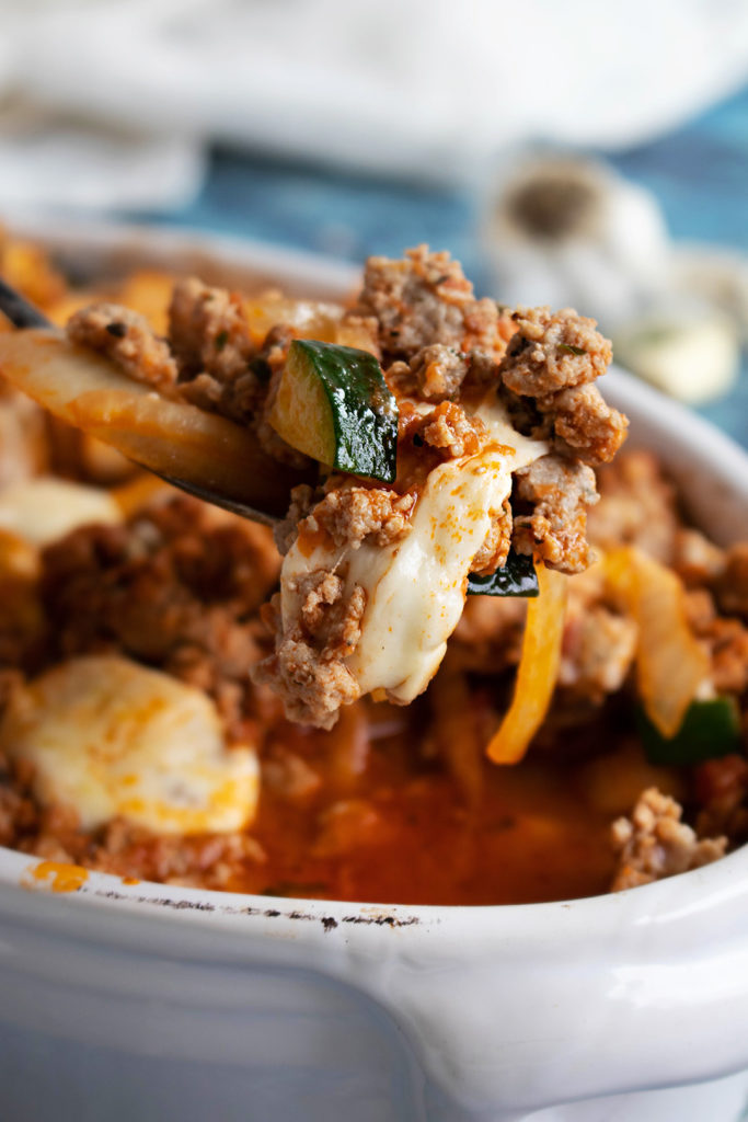 Weeknight Italian Turkey Casserole - Perfect Keto