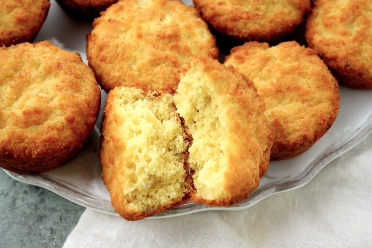 Savory Keto Drop Biscuits With Herb Butter
